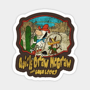 Kira Sticker With Quick Draw Mcgraw Roping Team 1959 Vintage Decorative ...