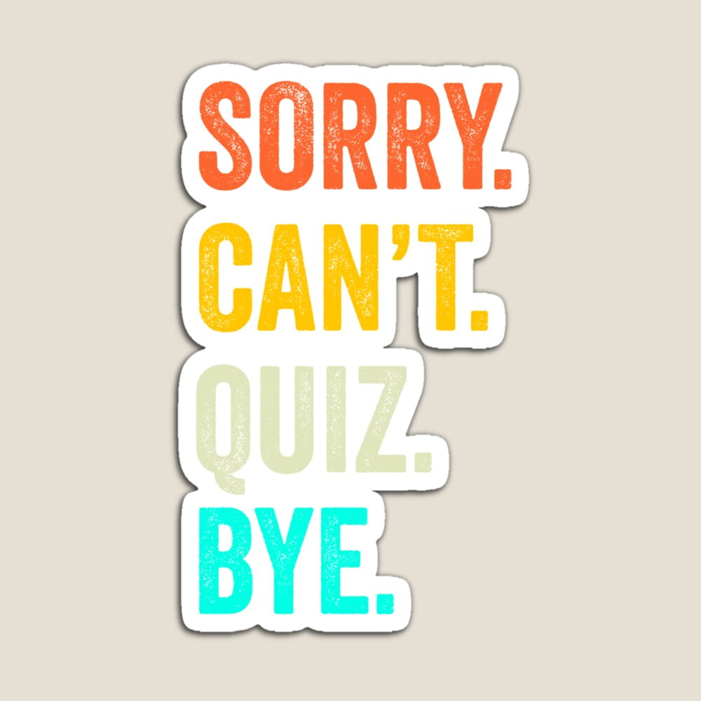 Kira Sticker With Quiz Player Gift, Funny Quiz Shirt, Quiz Life Gift ...