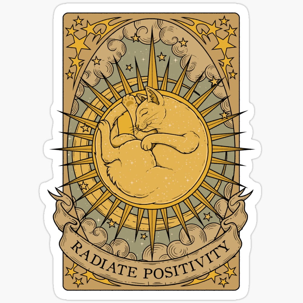 Kira Sticker - Radiate Positivity Perfect Sticker Gift For Everyone ...