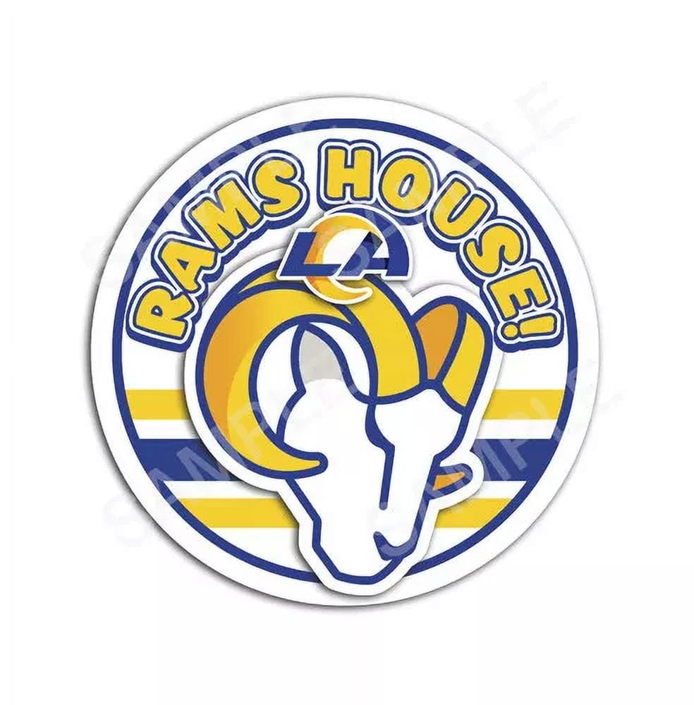 Kira Sticker With Rams House Los Angeles Football Truck Bumper La ...