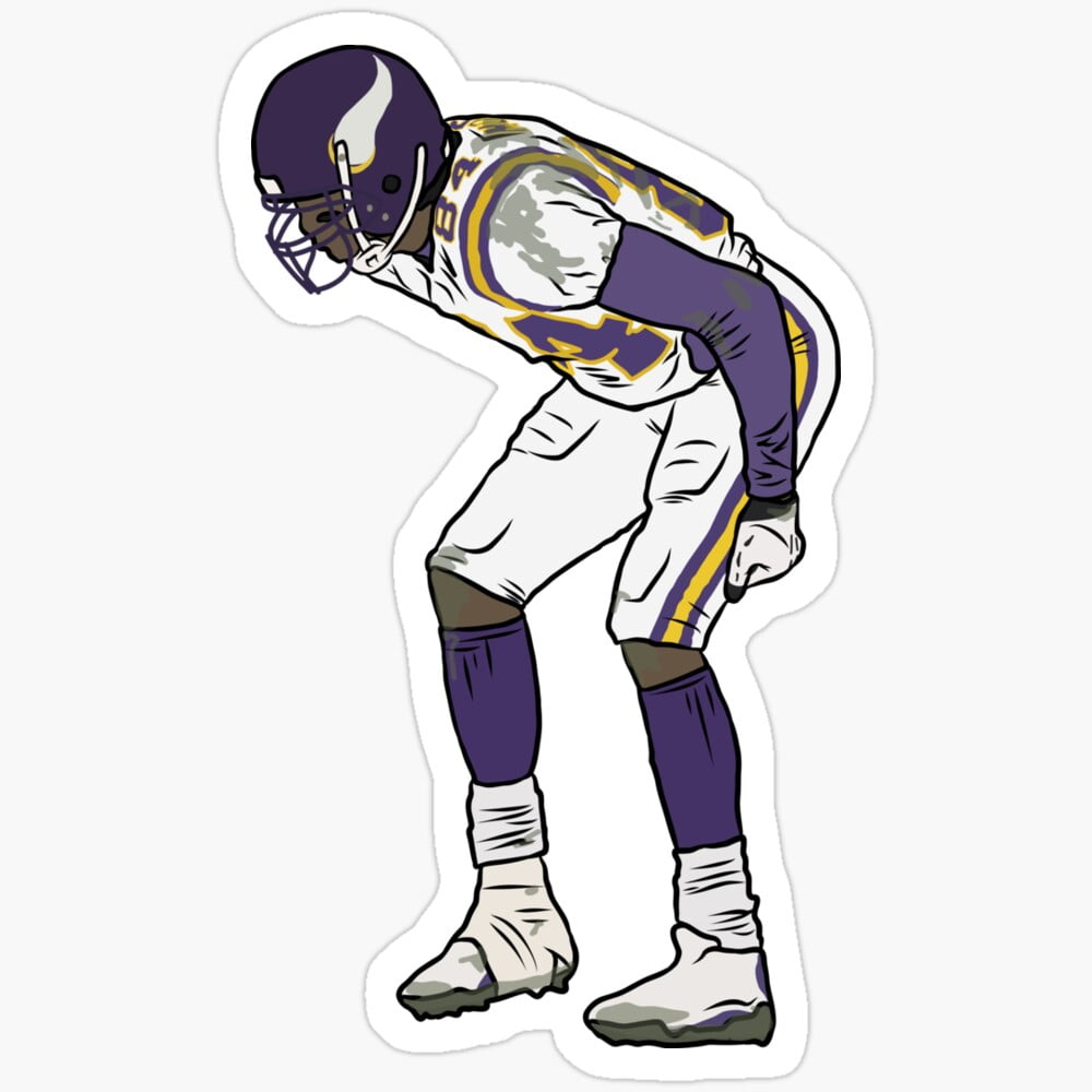 Kira Sticker - Randy Moss Mooning Celebration Sticker - Single, Trio ...