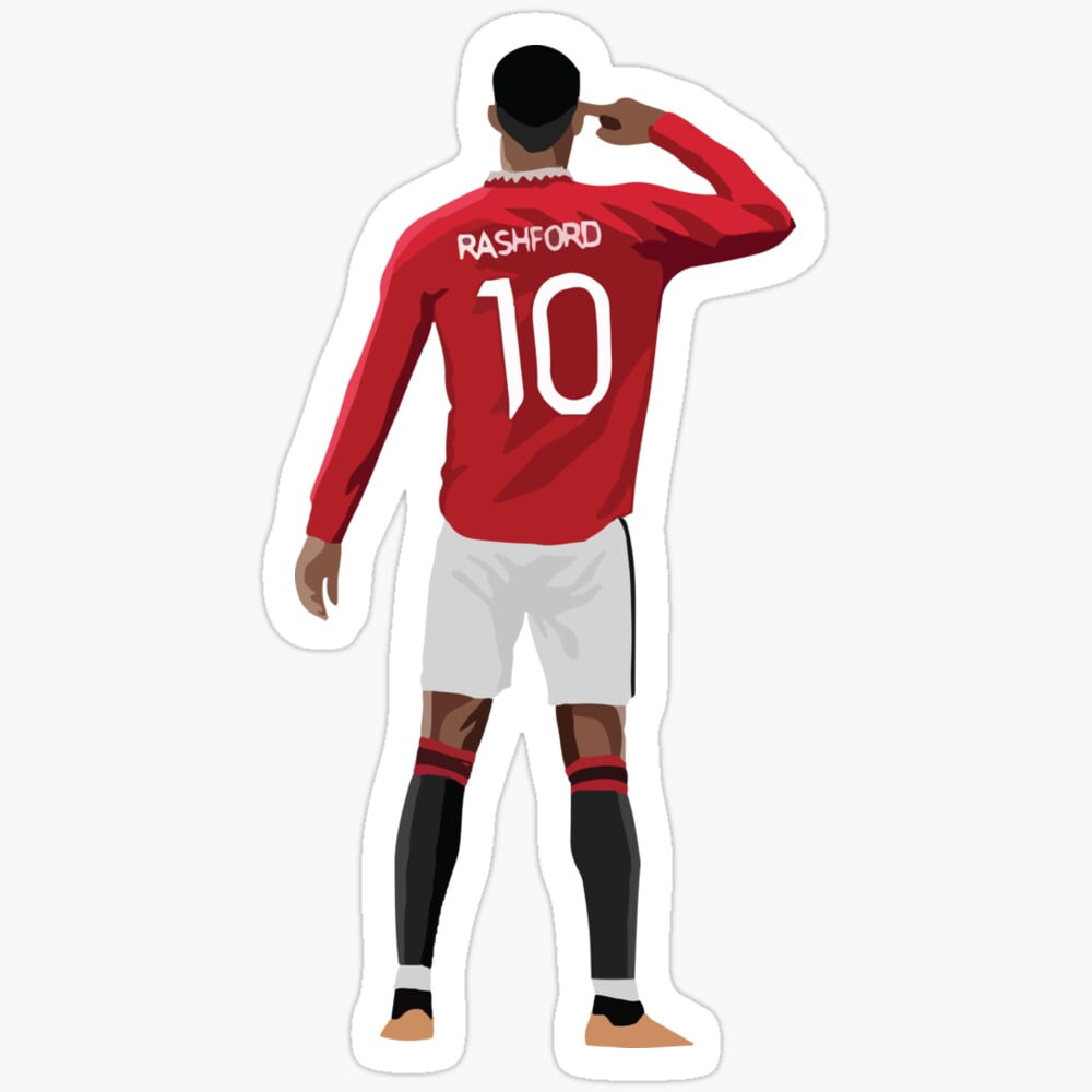 Kira Sticker - Rashford Celebration Illustration Sticker - Walmart.com