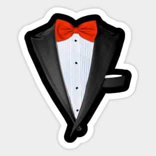 Kira Sticker With Realistic Tuxedo T-Shirt Costume Graphic Decorative ...