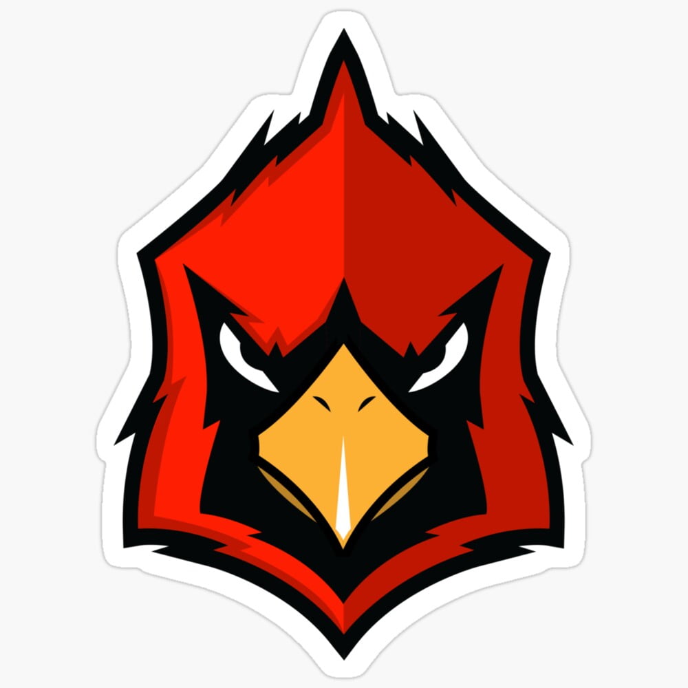 Kira Sticker - Red Cardinal, Logos And Uniforms Of Thet Louisperfect ...