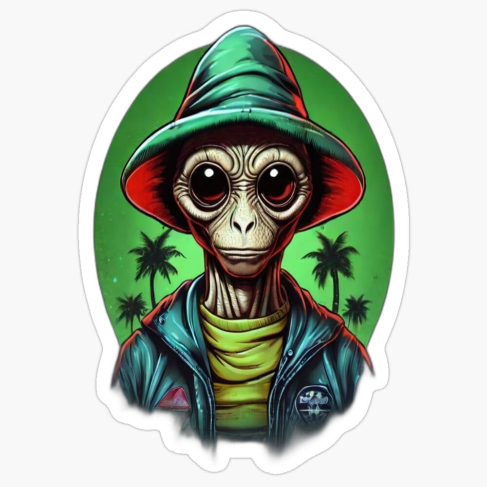 Kira Sticker - Resident Alien Gift For You - Phone Stickers, Waterproof ...