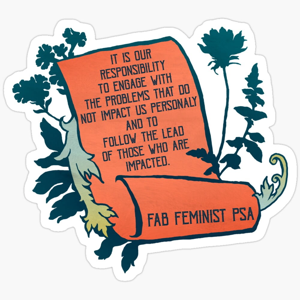Kira Sticker - It Is Our Responsibility To Engage With The Problems ...