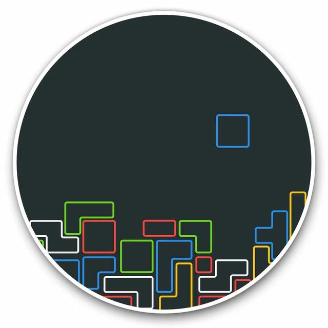 Kira Sticker With Retro Arcade Game Blocks Fun Cool Gift Decorative ...