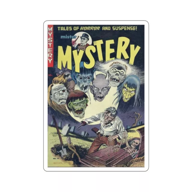 Kira Sticker With Retro Horror Comic Vinyl Book Front Page Cover ...