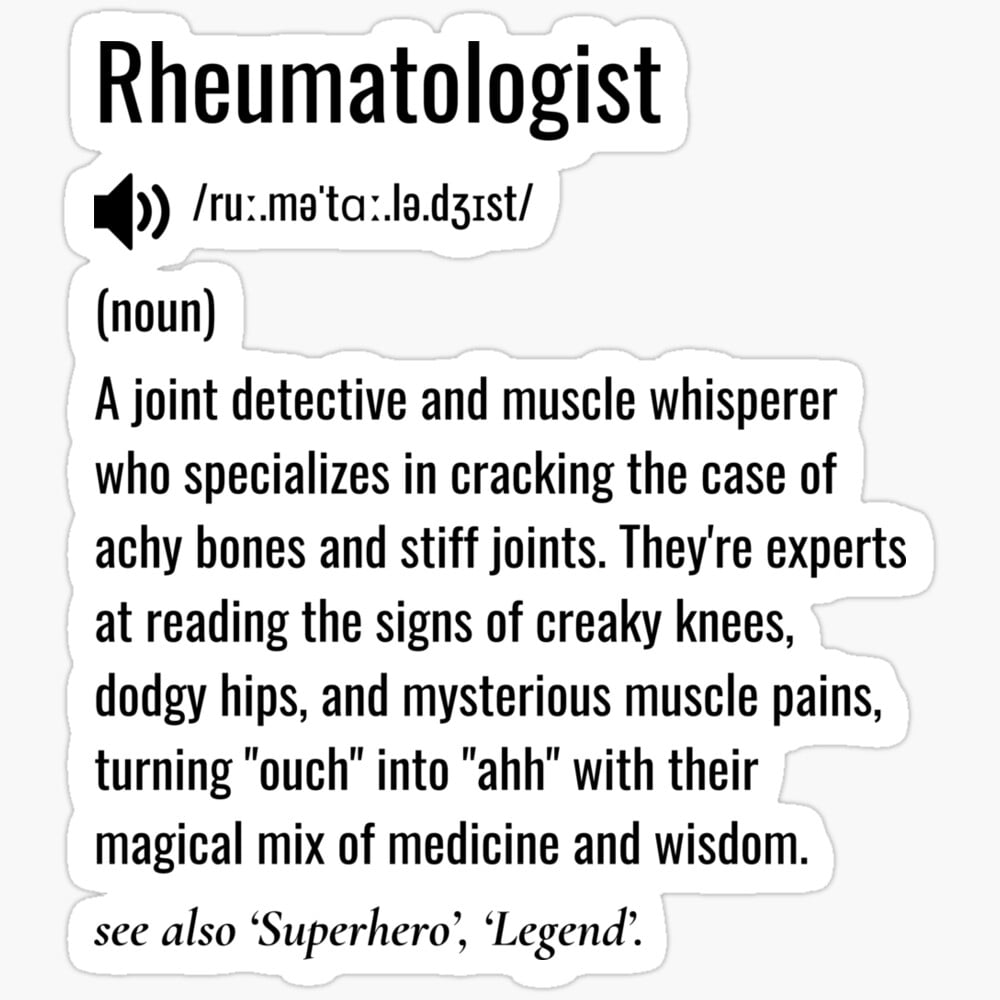Kira Sticker - Rheumatologist Definition Gift For You - Phone Stickers ...