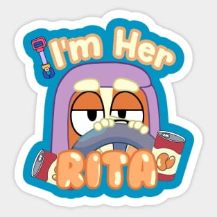 Kira Sticker With I'M Her Rita Bluey S For Kids, Bluey S Party Favors ...