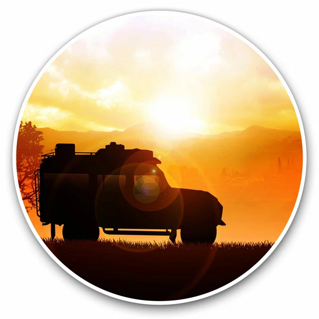 Kira Sticker With Off Road Safari Vehicle Zoo Awesome Cool Gift ...