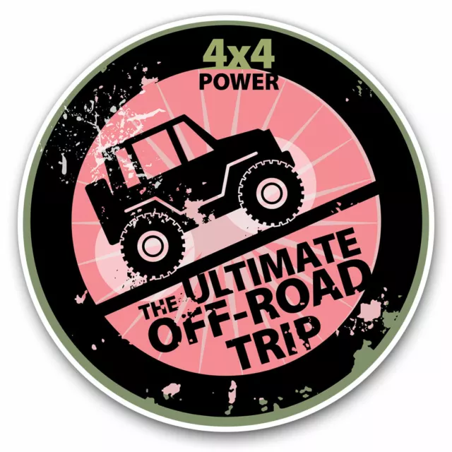 Kira Sticker With Off Road Vehicle Safari 4X4 Cool Gift Decorative ...