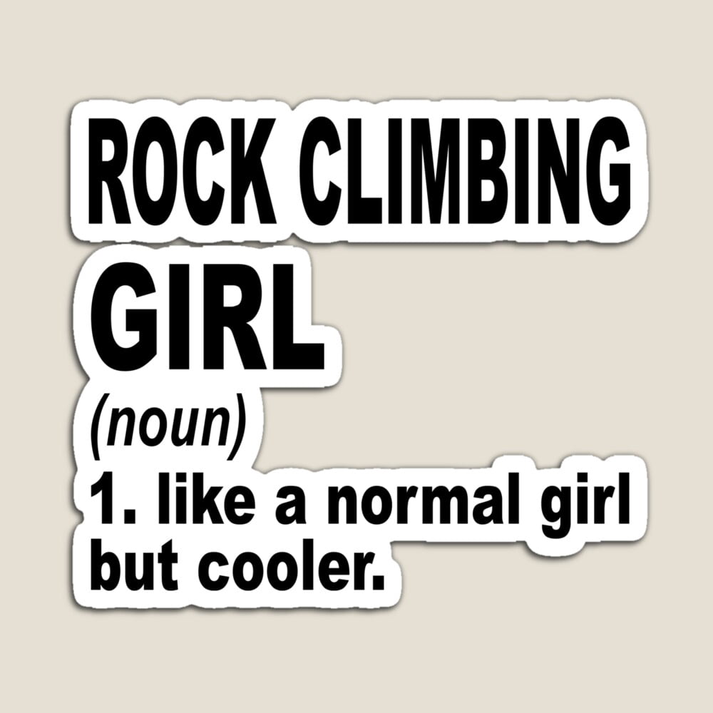 Kira Sticker With Rock Climbing Sister,Rock Climbing Girl Like A Normal ...