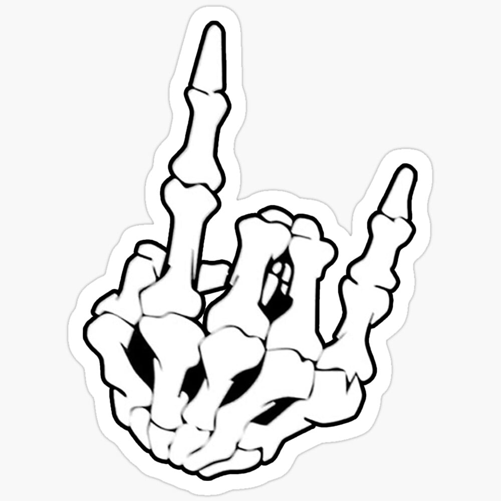 Kira Sticker - Rock On - Bones Gift For You - Phone Stickers ...