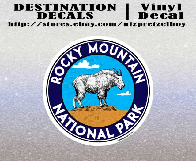 Kira Sticker With Rocky Mountain National Park Colorado Decal ...