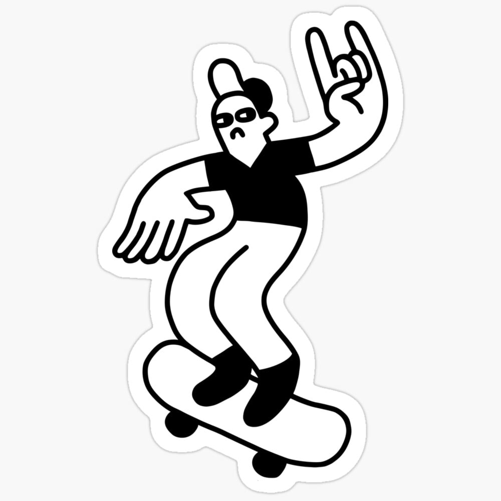 Kira Sticker - Roll & Rock Perfect Gift for everyone ) - Walmart.com
