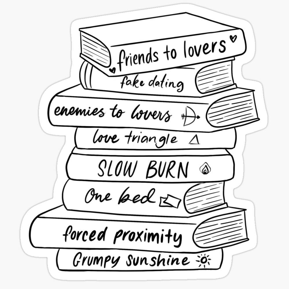 Kira Sticker - Romance Book Tropes Sticker - Walmart.com