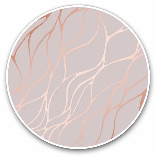 Kira Sticker With Rose Gold Marble Effect Cool Cool Gift Decorative ...