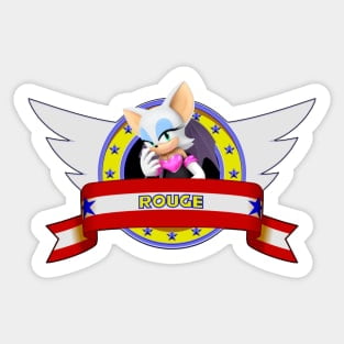 Kira Sticker With Rouge The Bat Sticker & Rouge The Bat, Sonic, Sega ...