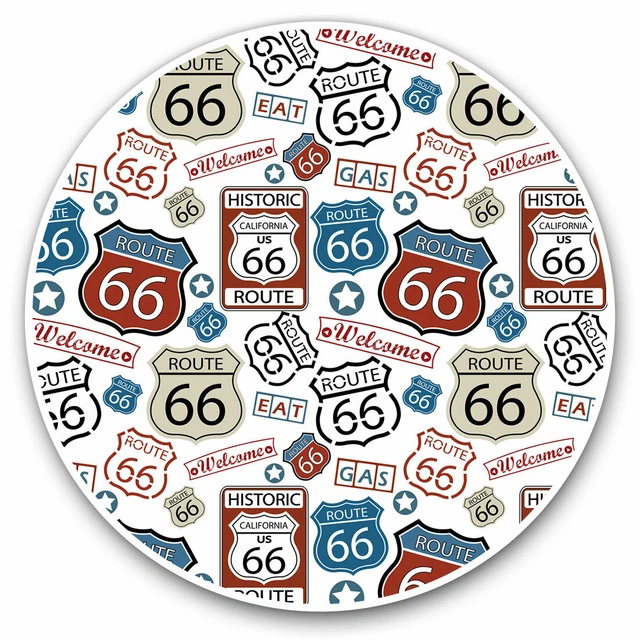 Kira Sticker With Route 66 Highway Usa Road Trip America Cool Gift ...