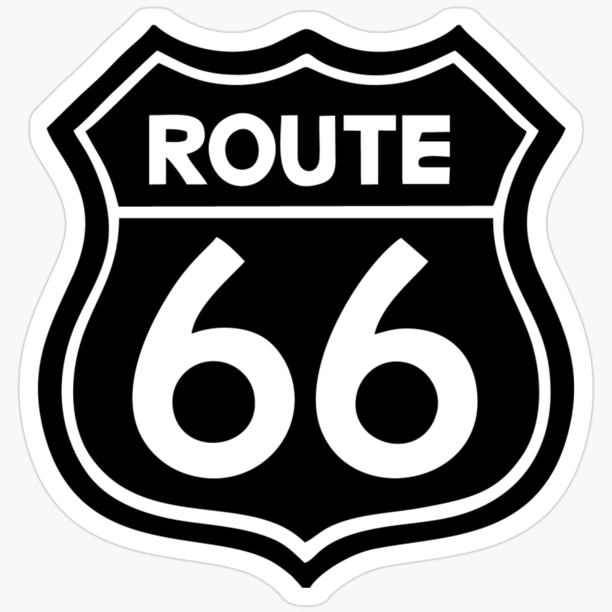 Kira Sticker - Route 66 Sticker/T-Shirt Sticker, Funny Waterproof Decal ...