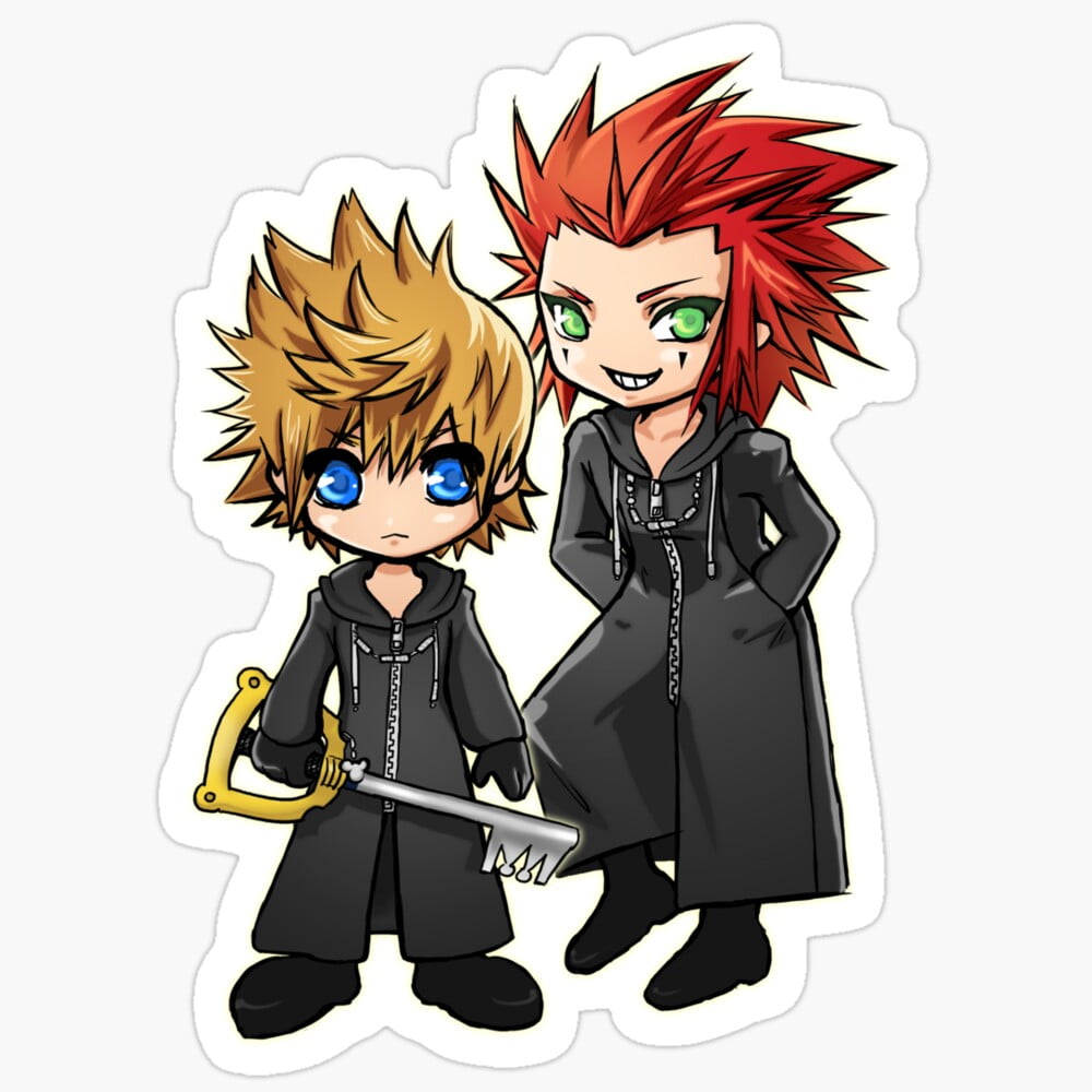 Kira Sticker - Roxas And Axel - Kingdom Hearts Gift For You - Phone ...
