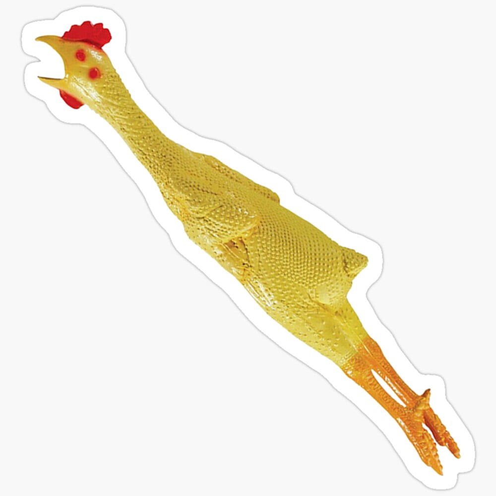 Kira Sticker - Rubber Chicken Gift For You - Phone Stickers, Waterproof ...