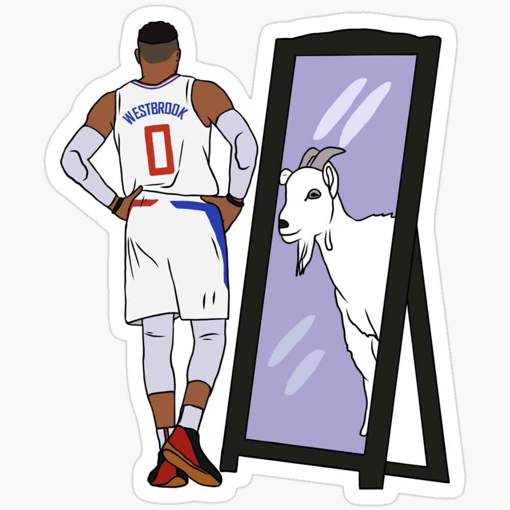 Kira Sticker - Russell Westbrook Mirror Goat (Lac) Sticker - Single ...