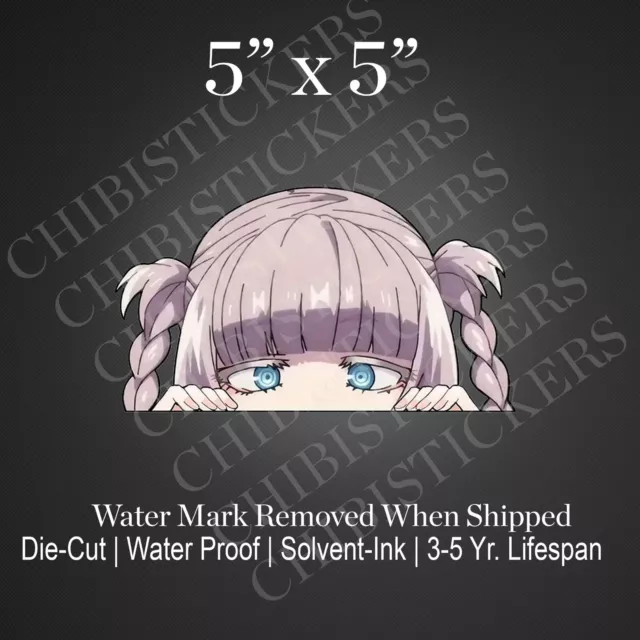 Kira Sticker With Sad Anime Eyes Decal Cute Chibi Vinyl Waterproof ...