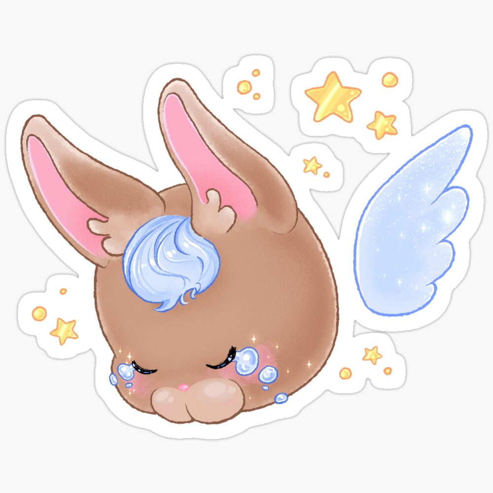 Kira Sticker - Sad Bun Perfect Sticker Gift For Everyone ) - Walmart.com