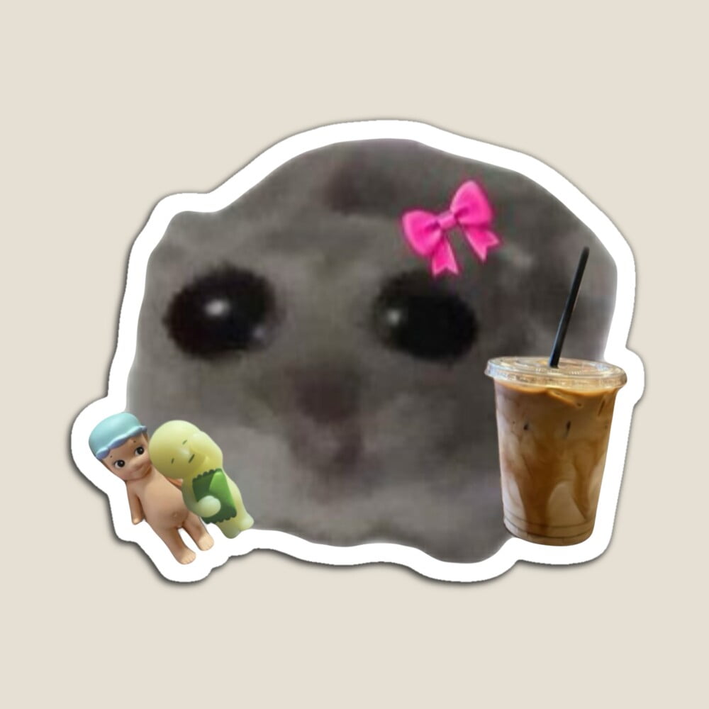 Kira Sticker With Sad Hamster Just A Girl With S0Nny Angel And Smiskee ...