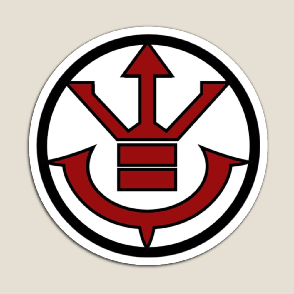 Kira Sticker With Saiyan Crest Design Â€“ Emblem Of Planet Vegeta ...