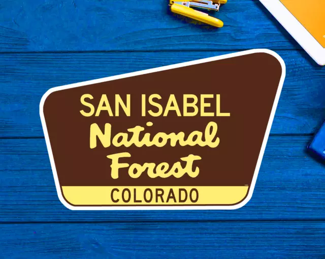 Kira Sticker With San Isabel National Forest Decal Colorado Park ...