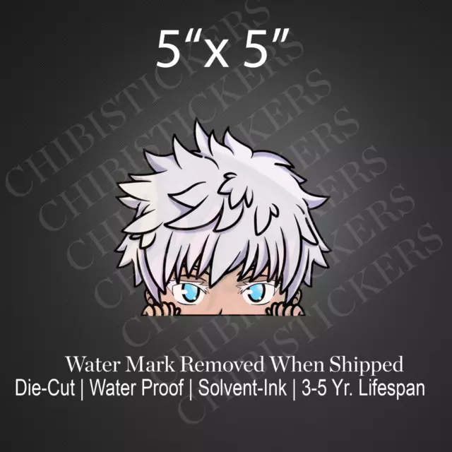 Kira Sticker With Satoru Gojo Blue Eyes Anime Vinyl Waterproof Decal ...