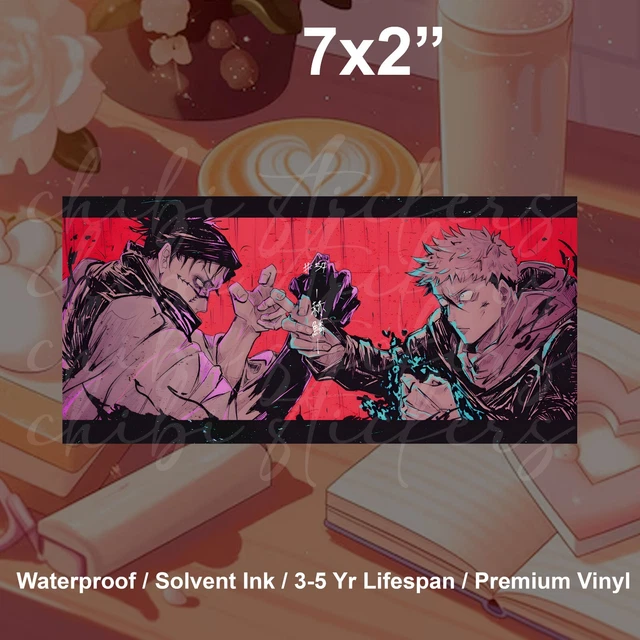 Kira Sticker With Satoru Gojo Jujutsu Kaisen Happy Bumper Anime Eyes ...