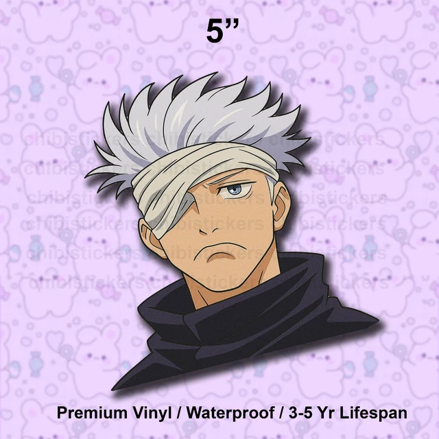 Kira Sticker With Satoru Gojo Jujutsu Kaisen Pouty Peeker Geto Sucana ...