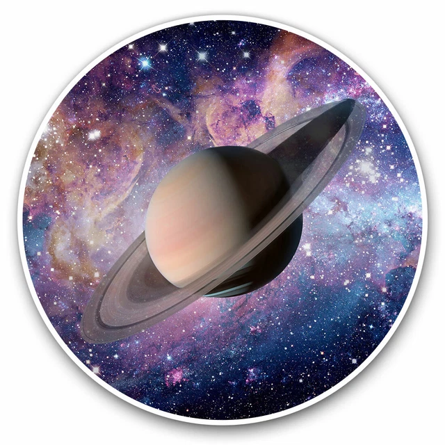 Kira Sticker With Saturn Planet Rings Space Nasa Galaxy Cool Gift Decorative Laptop, Phone ...