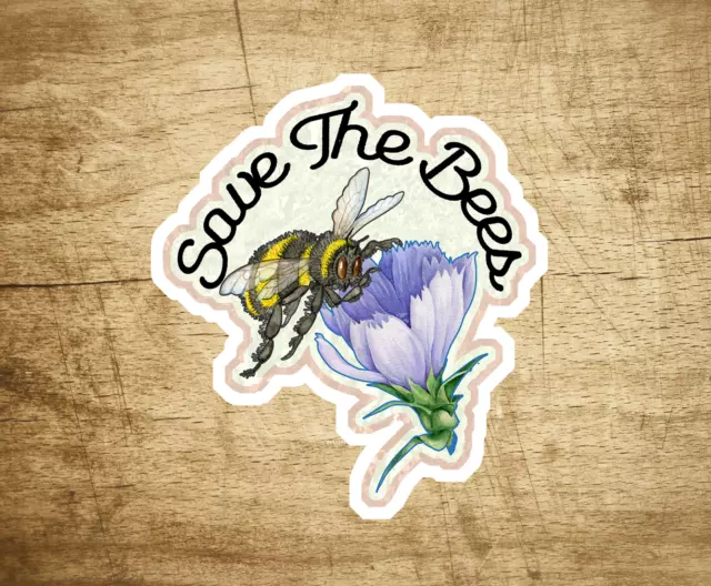 Kira Sticker With Save The Bees Decal Honey Flowers Nature Food Health ...