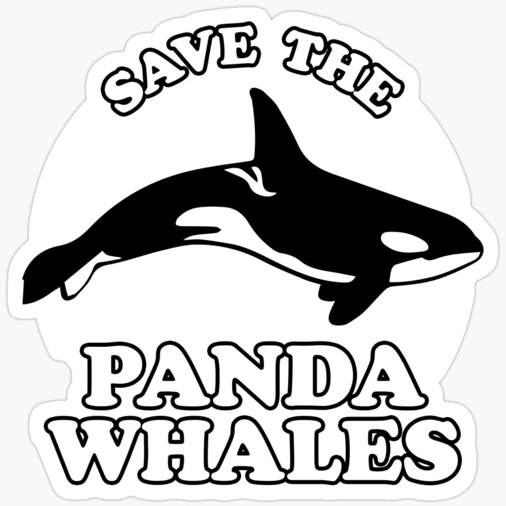 Kira Sticker - Save The Panda Whales Gift For You - Phone Stickers ...