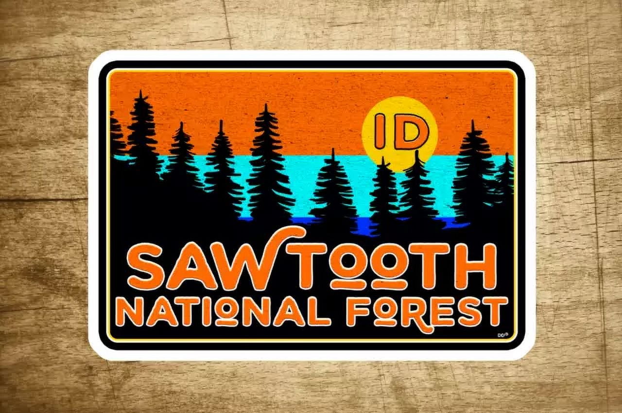 Kira Sticker With Sawtooth National Forest Decal Idaho Park Decorative ...