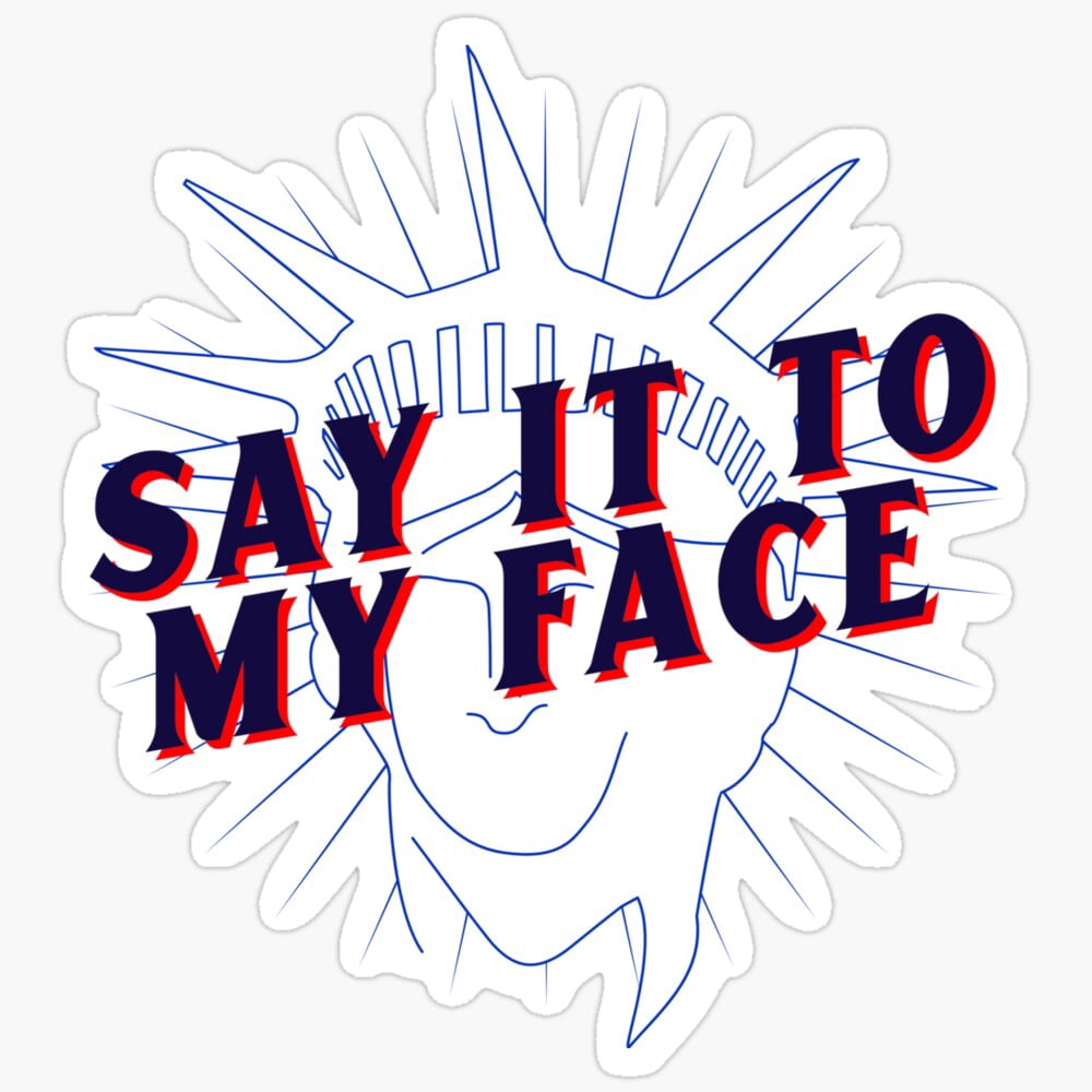 Kira Sticker - Say It To My Face Gift For You - Phone Stickers ...
