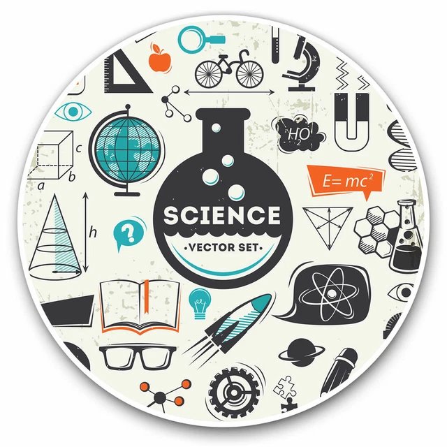 Kira Sticker With Science Biology Chemistry Physics Student Cool Gift ...