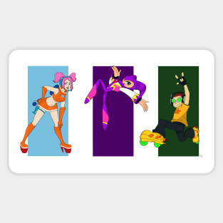 Kira Sticker With Sega Heroes Sticker & Gaming, Jet Grind Radio, Jet ...