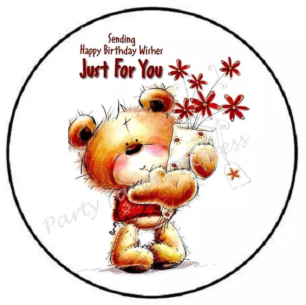 Kira Sticker With Sending Birthday Wishes Just For You Decorative ...