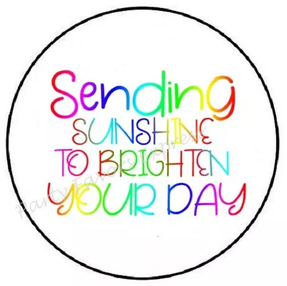 Kira Sticker With Sending Sunshine To Brighten Your Dayfavor Decorative ...