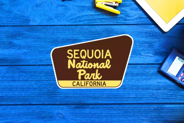 Kira Sticker With Sequoia Forest National Park California Travel Decal ...
