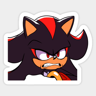Kira Sticker With Shadow The Hedgehog - Sonic Sticker & Angry, Fanart ...