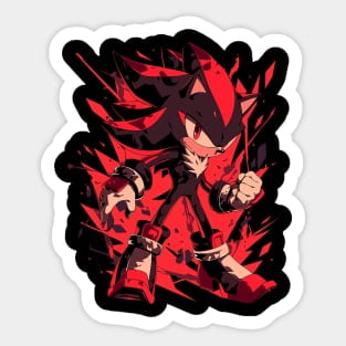 Kira Sticker With Shadow Sticker & Game, Gaming, Knuckles, Sega, Shadow ...