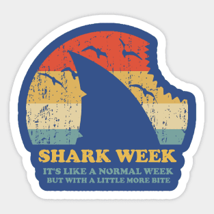 Kira Sticker With Shark Week - It'S Like A Normal Week But With A ...