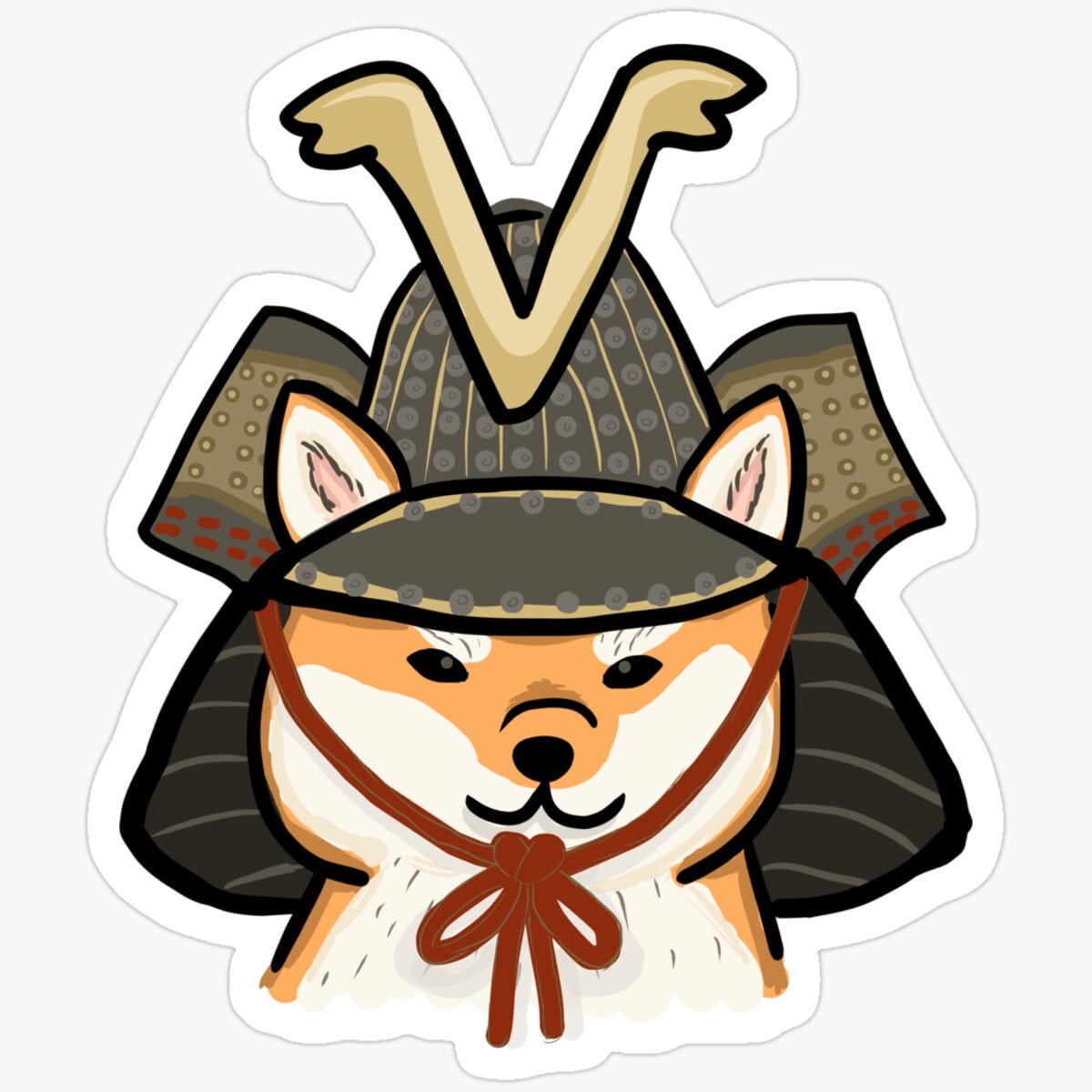 Kira Sticker - Shiba Inu Sticker, Funny Waterproof Decal For Pet Lovers ...